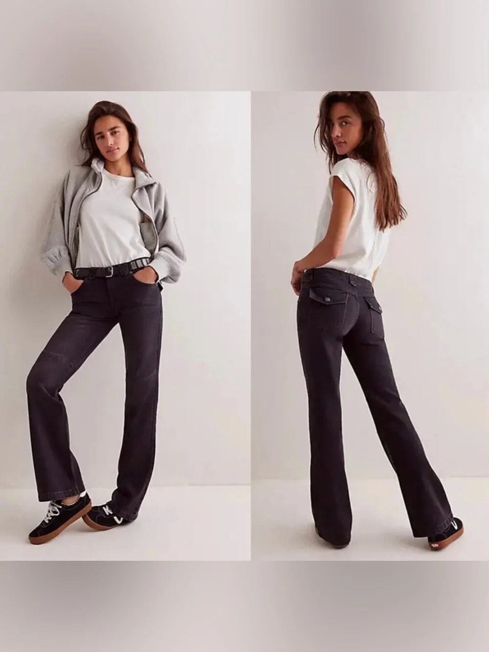 Free People | Jeans | Free People Flora Low Rise Bootcut Jeans Black ...